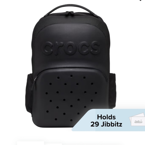 CROCS | Accessories | Classic Crocs Backpack Black Holds 29 Jibbitz Nwt ...